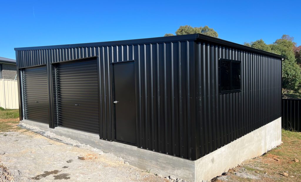 Deluxe Skillion & Gable with Open Bays by Mid Western Sheds - Ranbuild